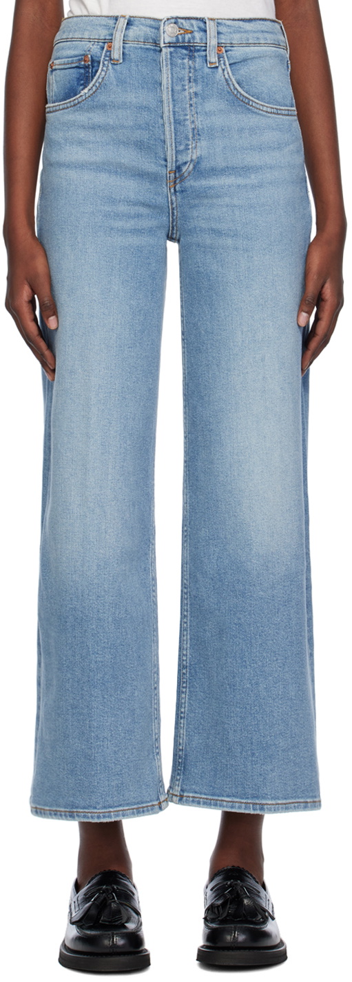 Re/Done Blue High-Rise Jeans Re/Done