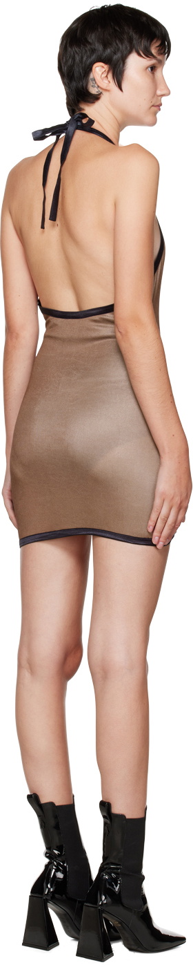 Poster Girl Brown Kylie Minidress Poster Girl