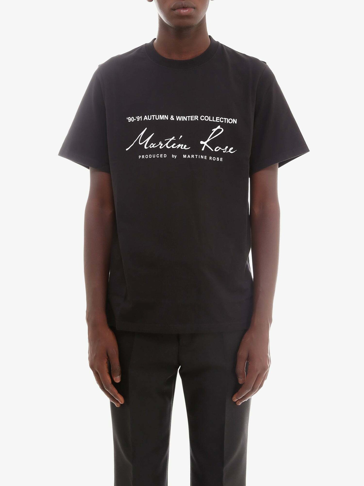 Martine Rose T Shirt Black Mens Martine Rose