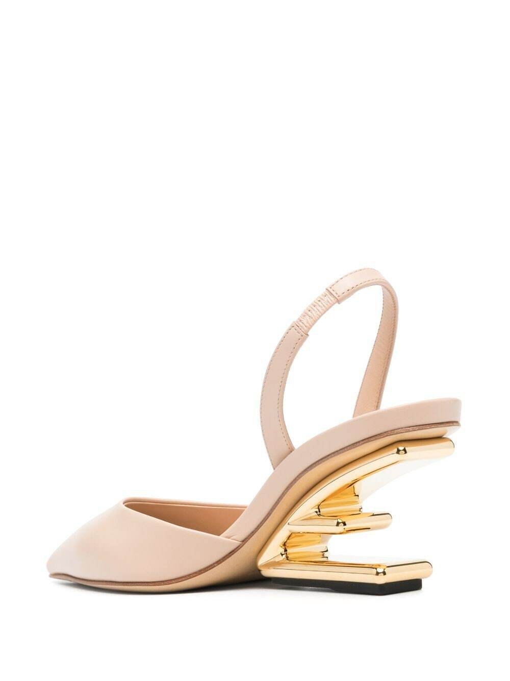 FENDI - Fendi First Leather Slingback Pumps Fendi