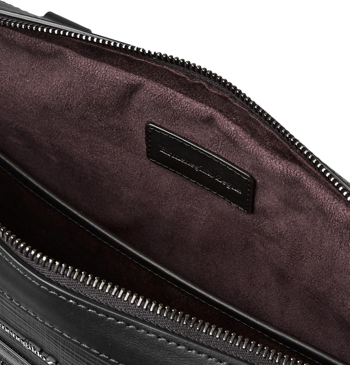 Ermenegildo Zegna - Cross-Grain Leather Briefcase - Black Ermenegildo Zegna