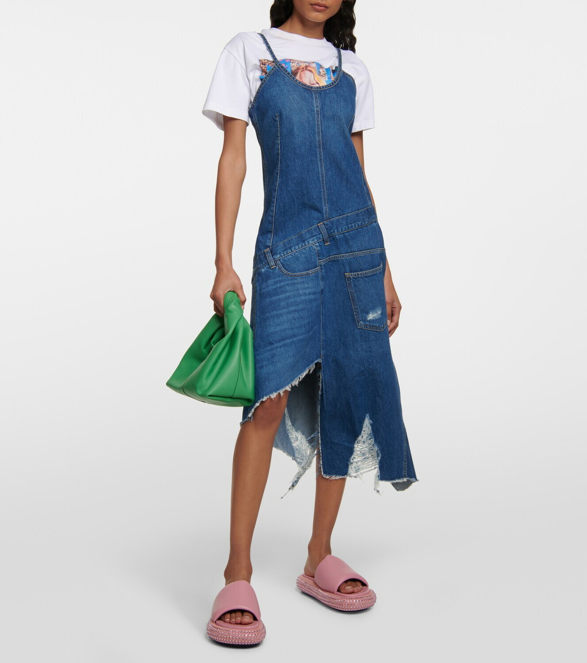 JW Anderson Embellished leather platform sandals JW Anderson