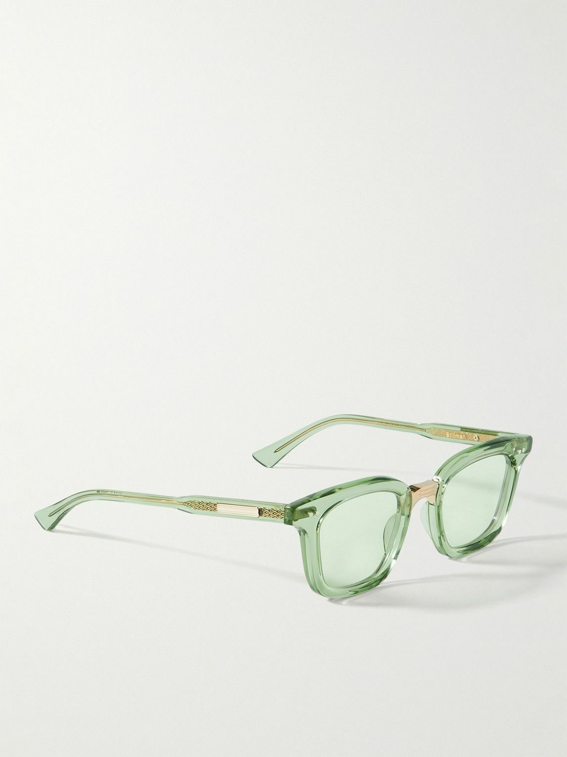 Native Sons - Stillman D-Frame Acetate and Gold-Tone Sunglasses Native Sons