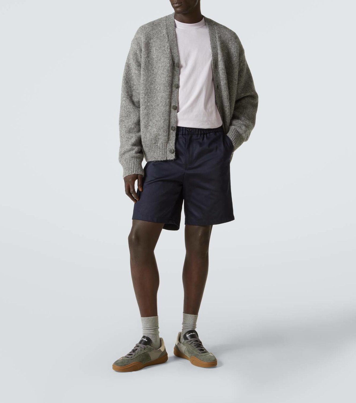 Ami Paris Cotton satin shorts AMI