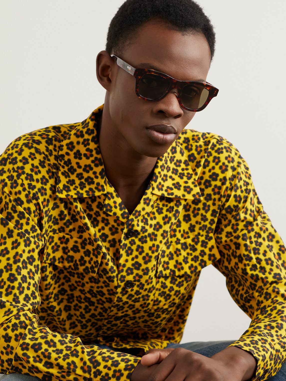 KENZO - D-Frame Tortoiseshell Acetate Sunglasses Kenzo