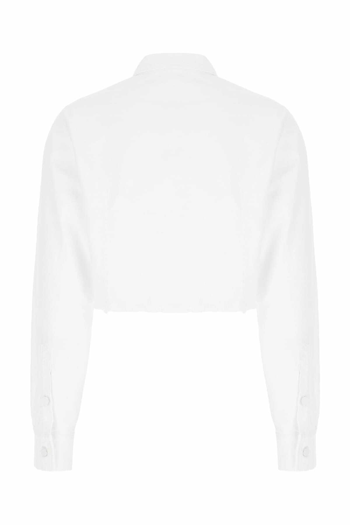 Raf Simons White Piquet Shirt Raf Simons