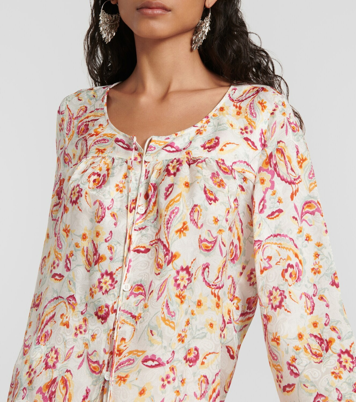 Isabel Marant - Prian printed silk-blend blouse Isabel Marant