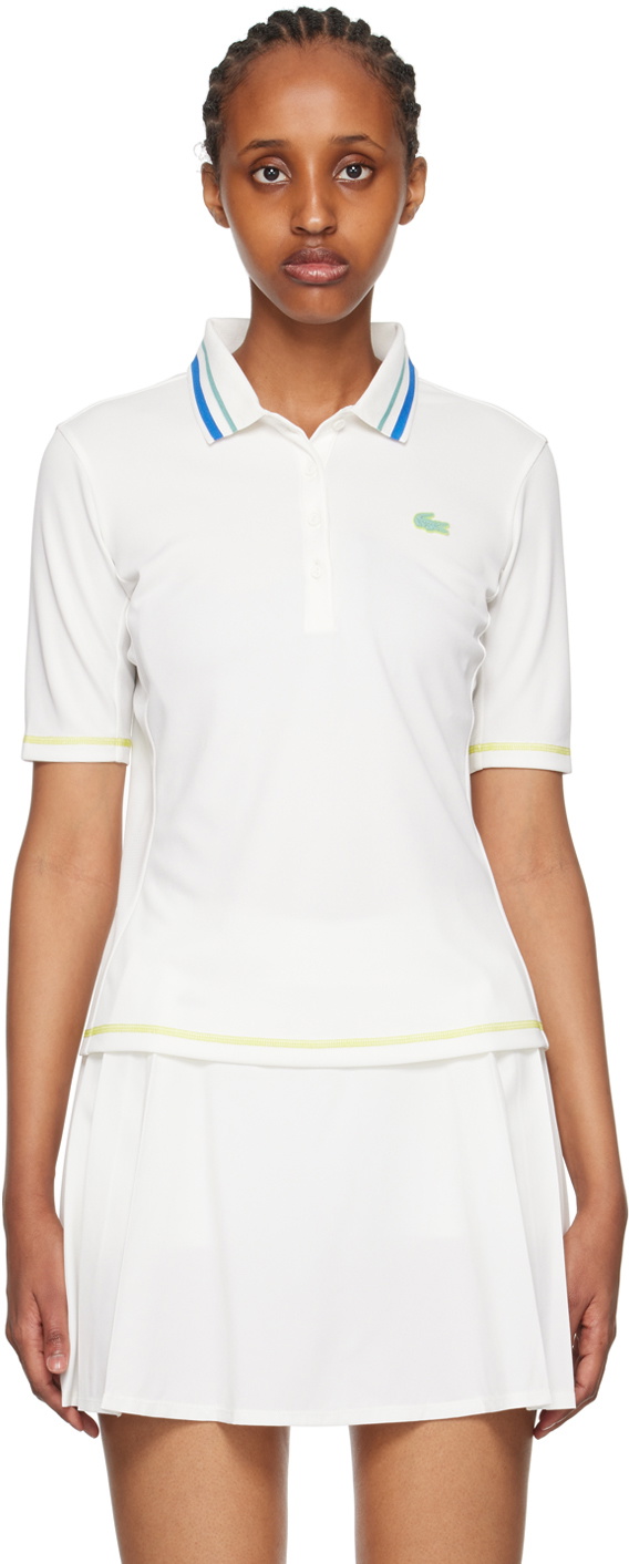 Lacoste Off-White Patch Polo Lacoste