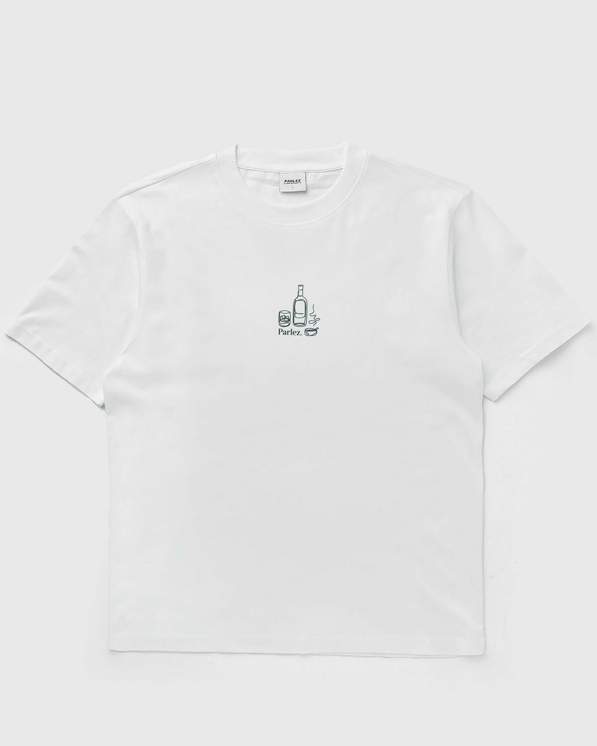 Parlez Fumo Os Tee White Mens Shortsleefe Parlez