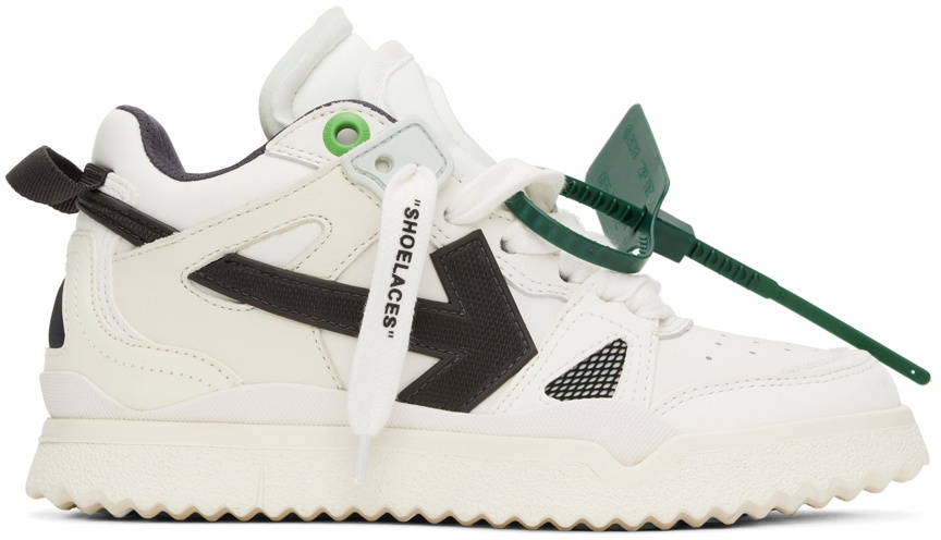 Off-White White Sponge Mid-Top Sneakers Off-White