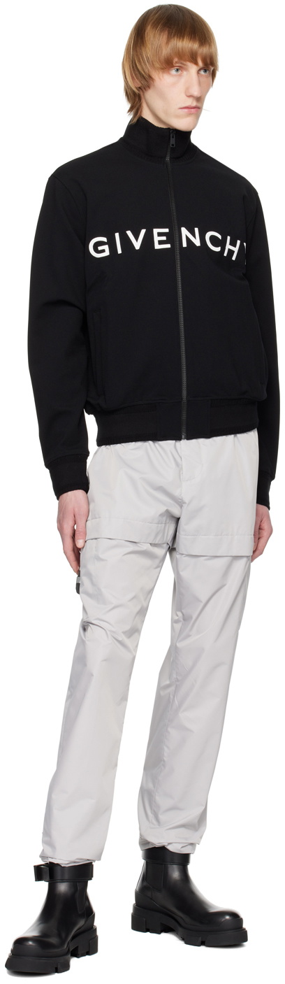 Givenchy Black Embroidered Track Jacket Givenchy