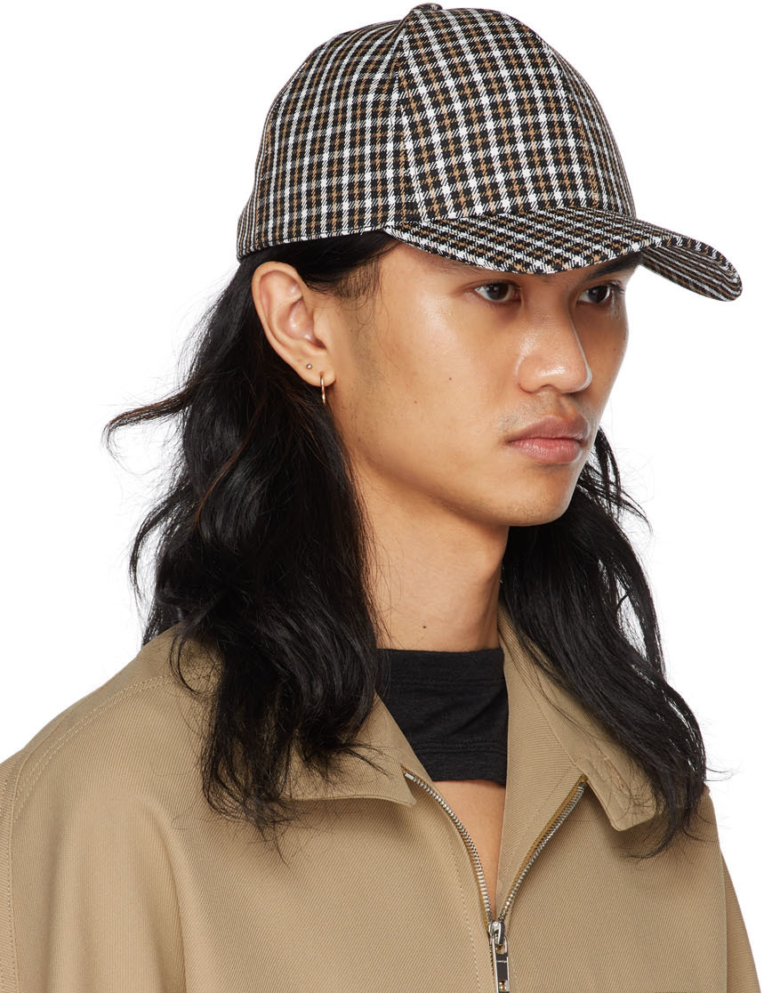 Courrèges Multicolor Mini Check Cap Courreges