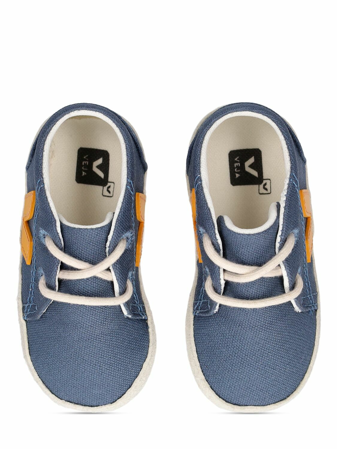 VEJA Organic Cotton Canvas Pre-walker Shoes VEJA