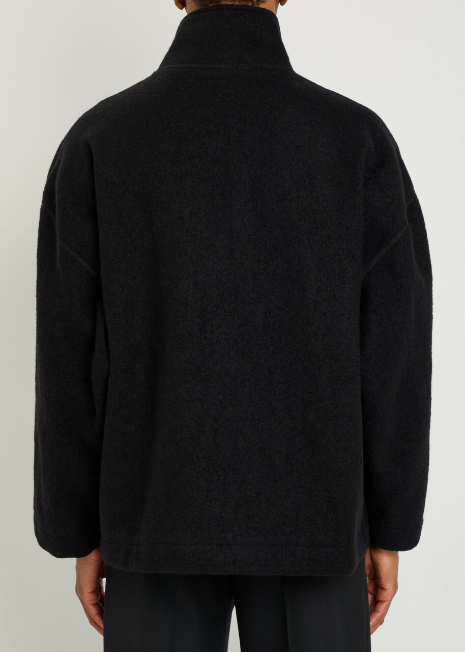 Ymc Aaron zip Wool Jacket Black YMC
