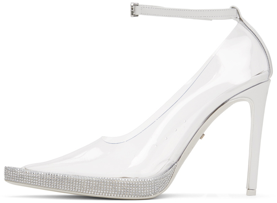 GCDS Transparent Transpallic Rider Heels GCDS