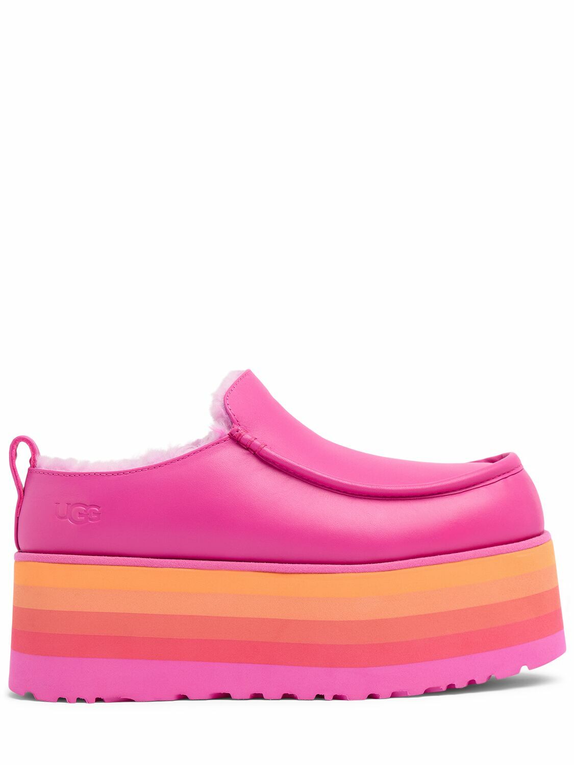UGG U Urseen Raspberry Multi Platform Wedges Ugg