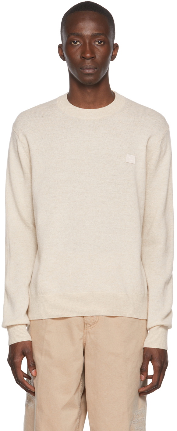 Acne Studios Beige Wool Sweater Acne Studios