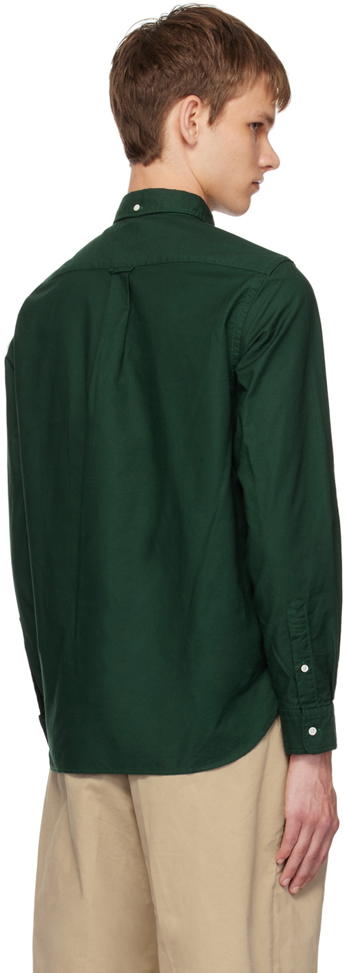 BEAMS PLUS Green Button Down Shirt Beams Plus