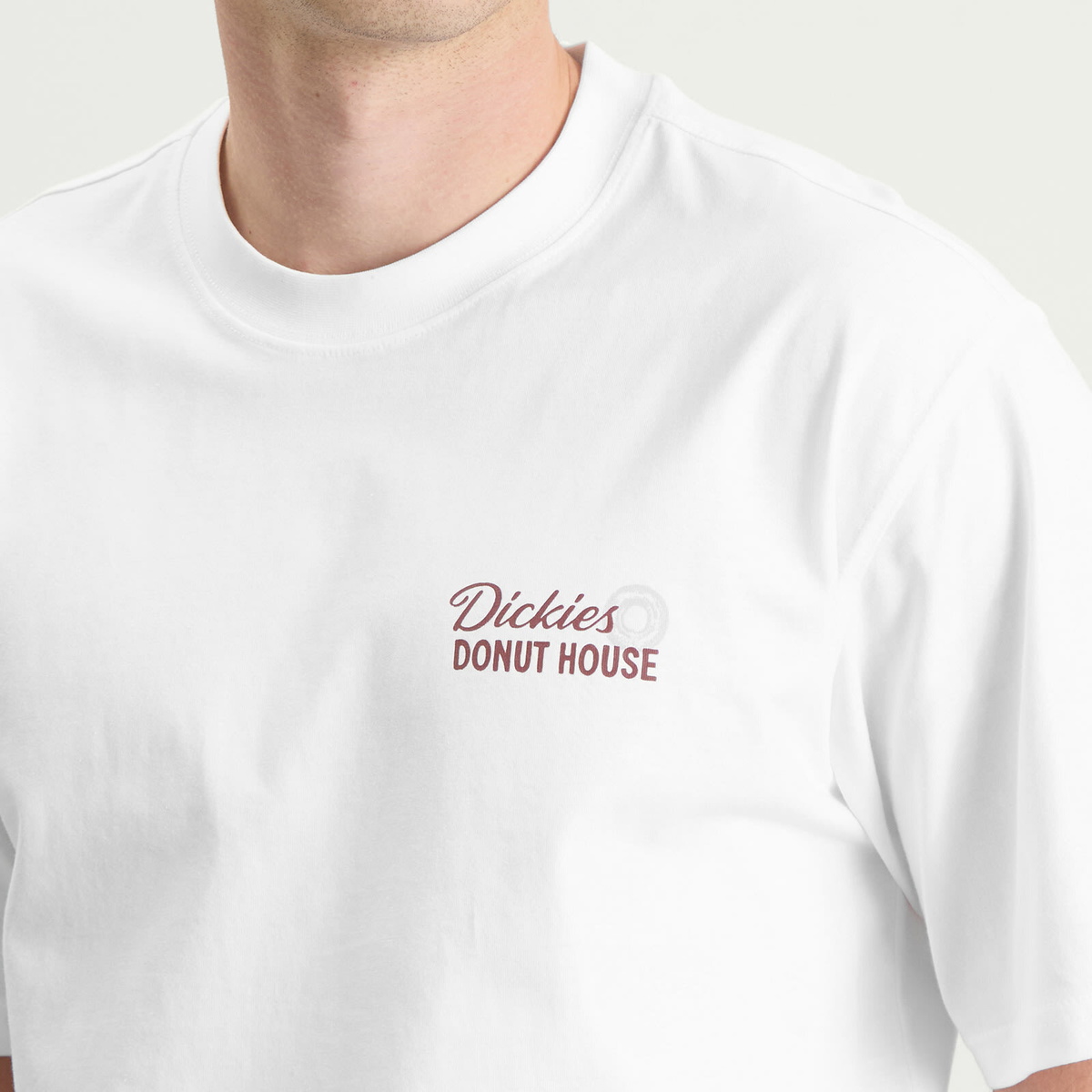 Dickies Men's Donut House T-Shirt in White Dickies Construct