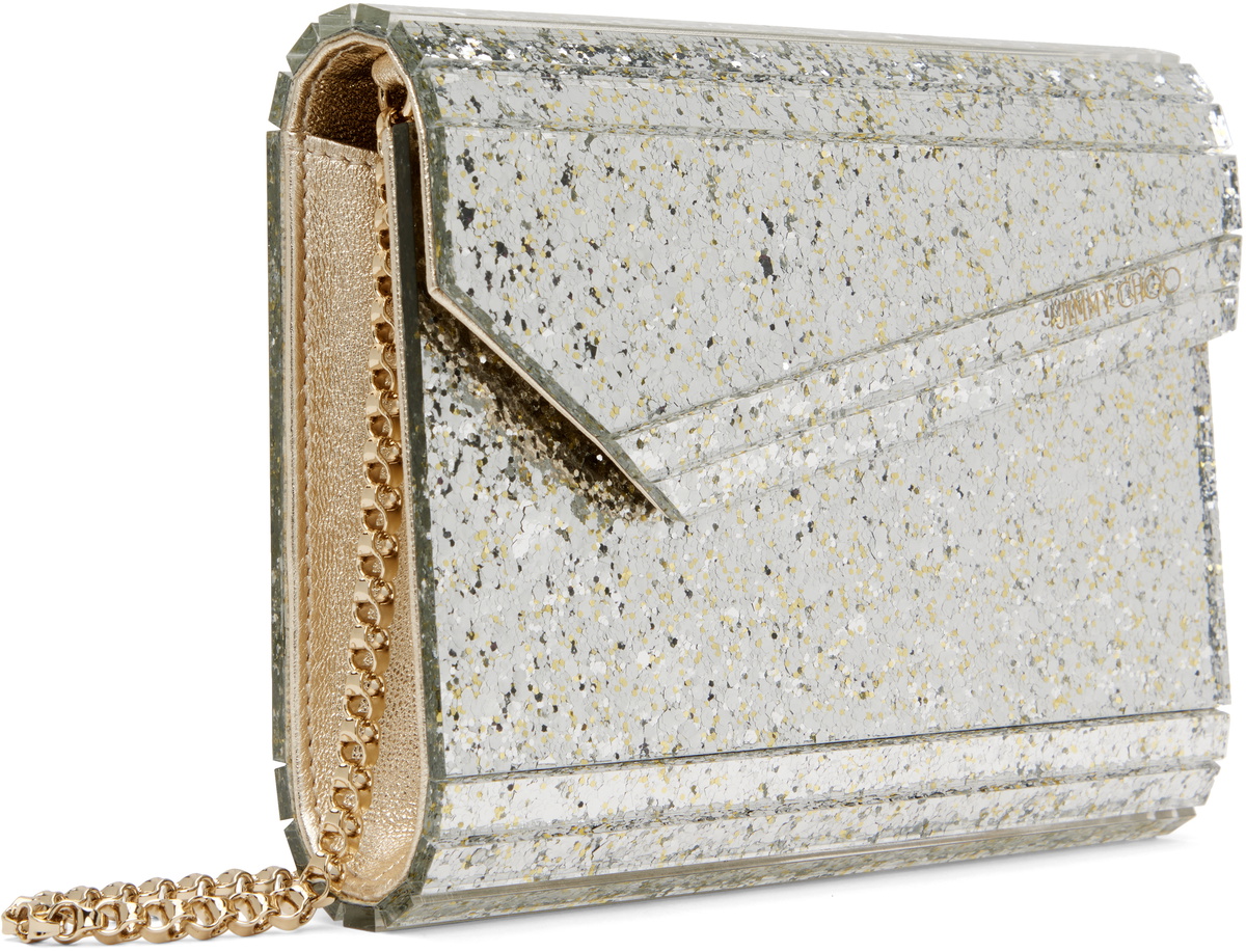 Jimmy Choo Silver Candy Clutch Jimmy Choo