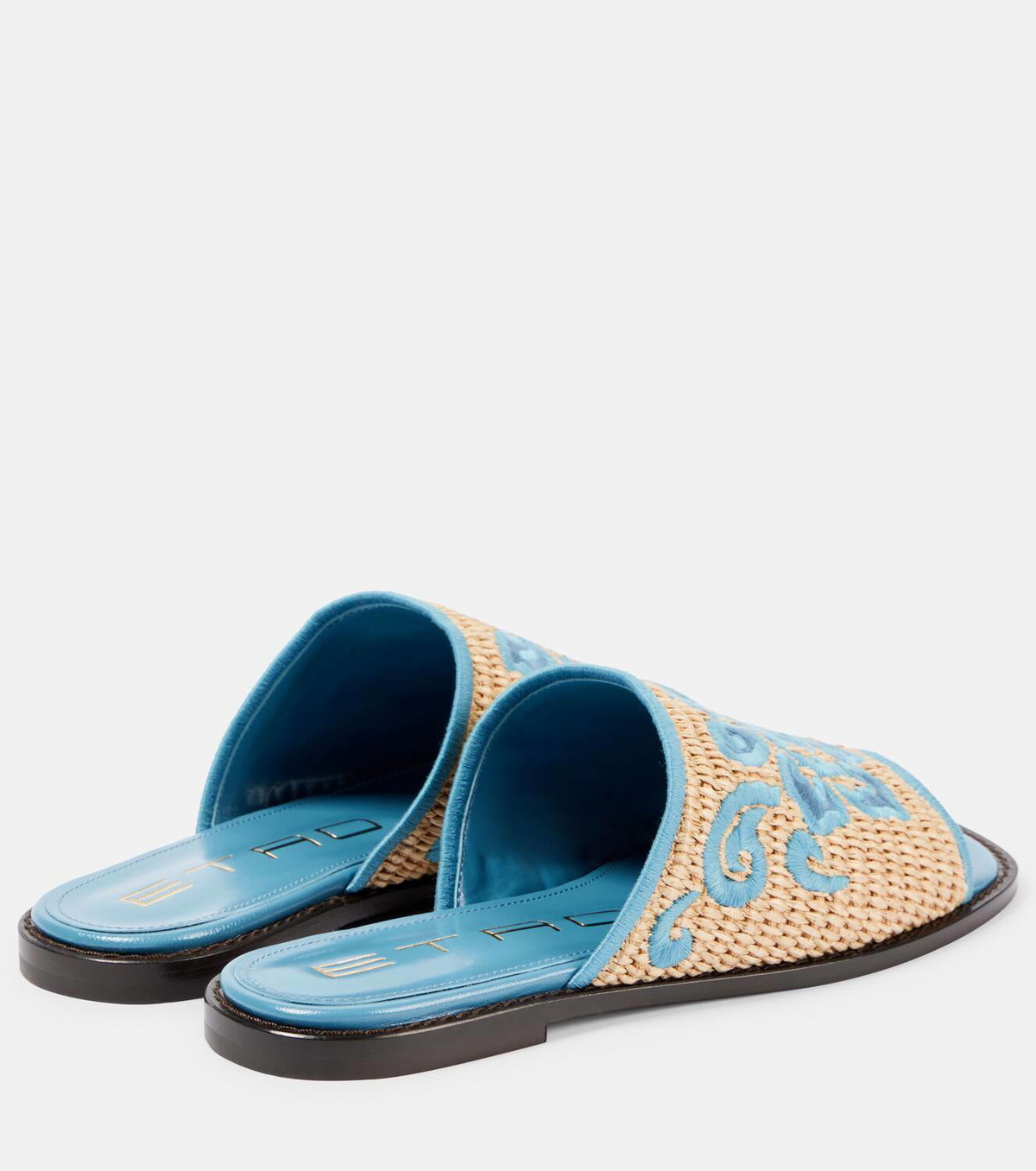 Etro Leather espadrille slides Etro