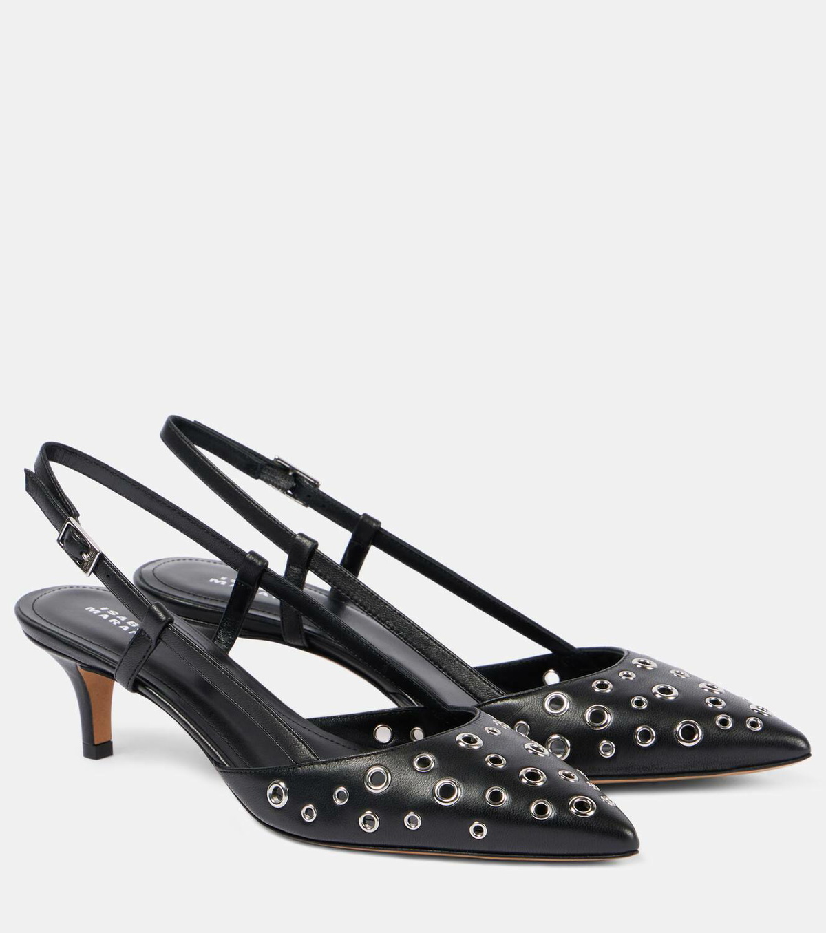 Isabel Marant Pilia leather slingback pumps Isabel Marant