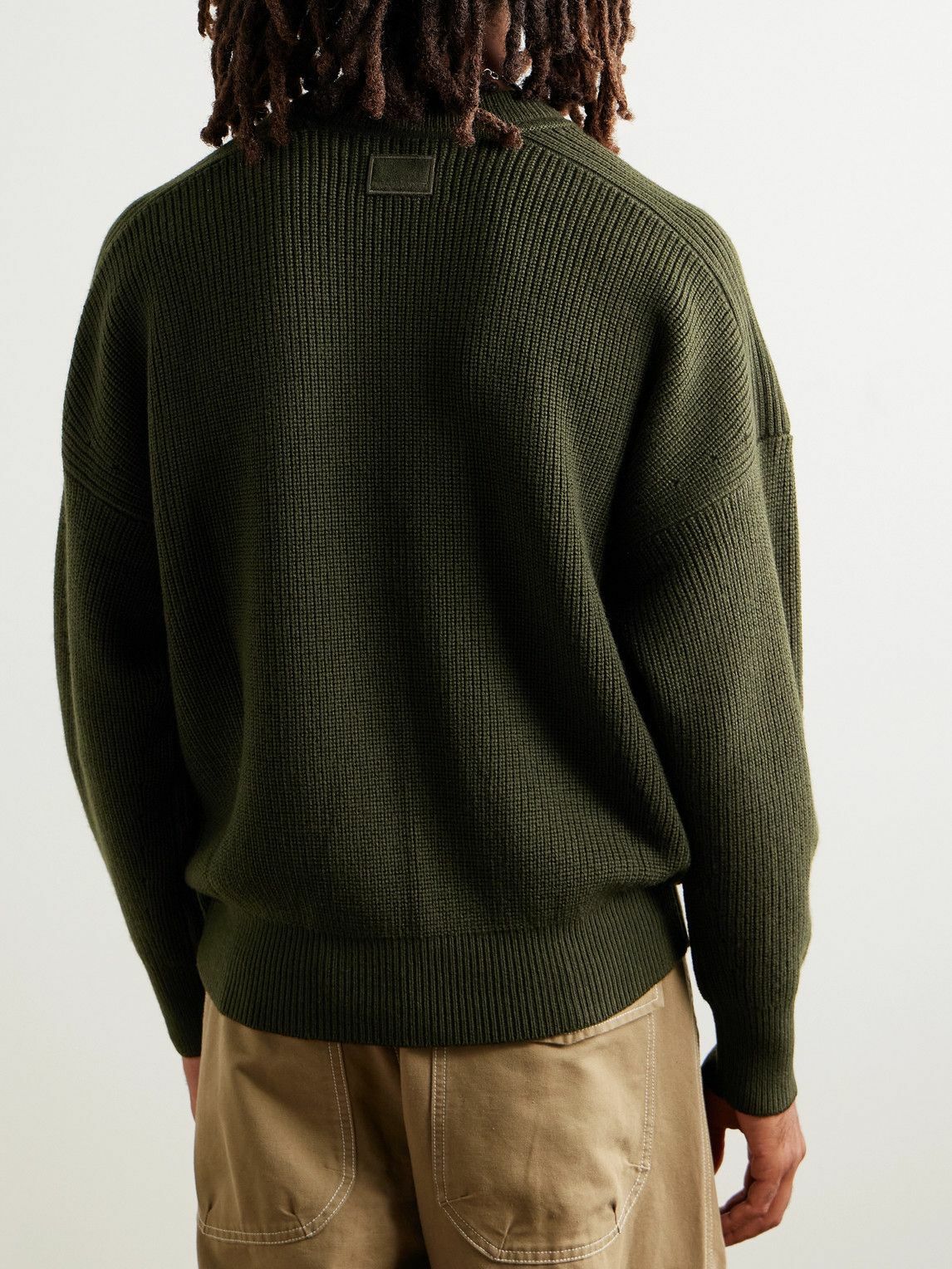 Marant - Barry Ribbed Merino Wool Sweater - Green Isabel Marant