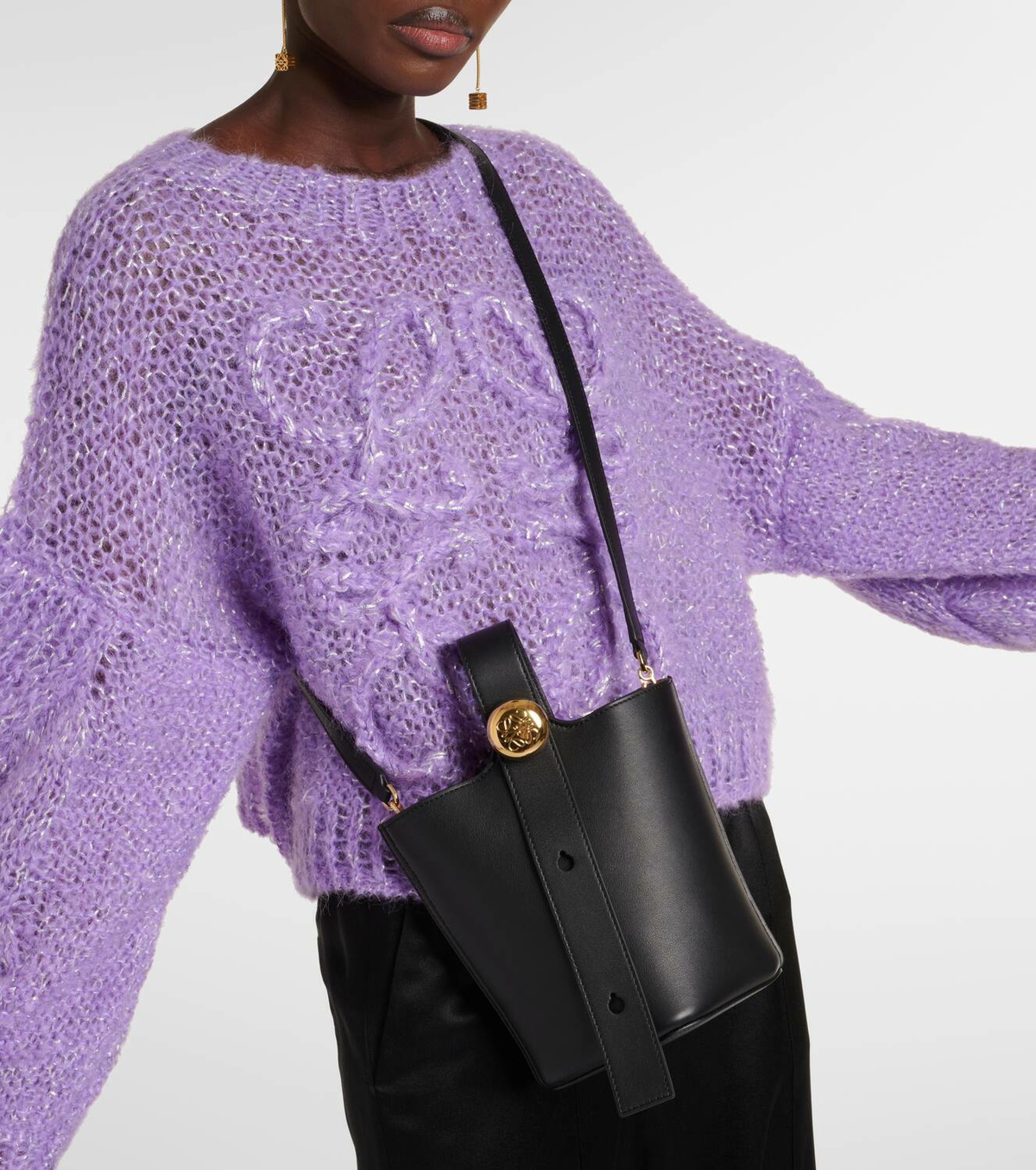 Loewe Pebble Mini leather bucket bag Loewe