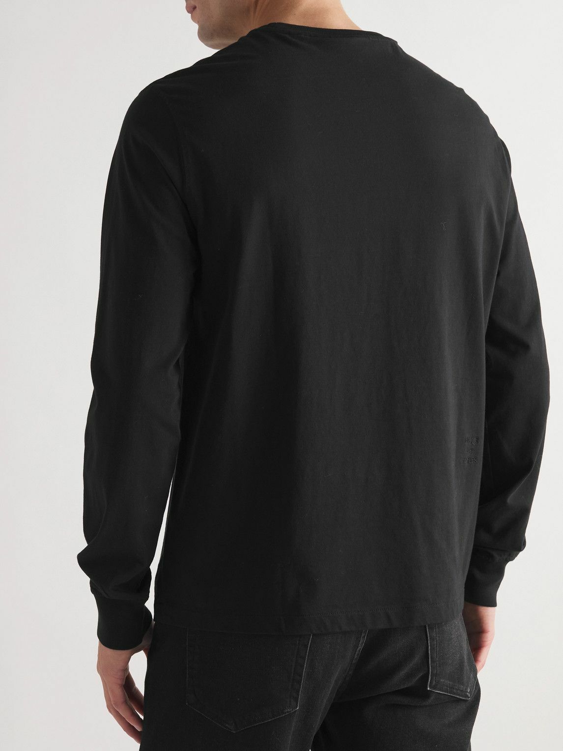 FRAME - Cotton-Jersey T-Shirt - Black Frame Denim