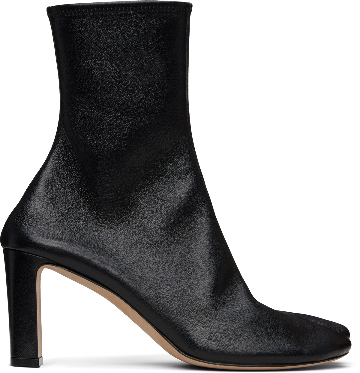 CHRISTEN SSENSE Exclusive Black Tabi Stretch Boots CHRISTEN