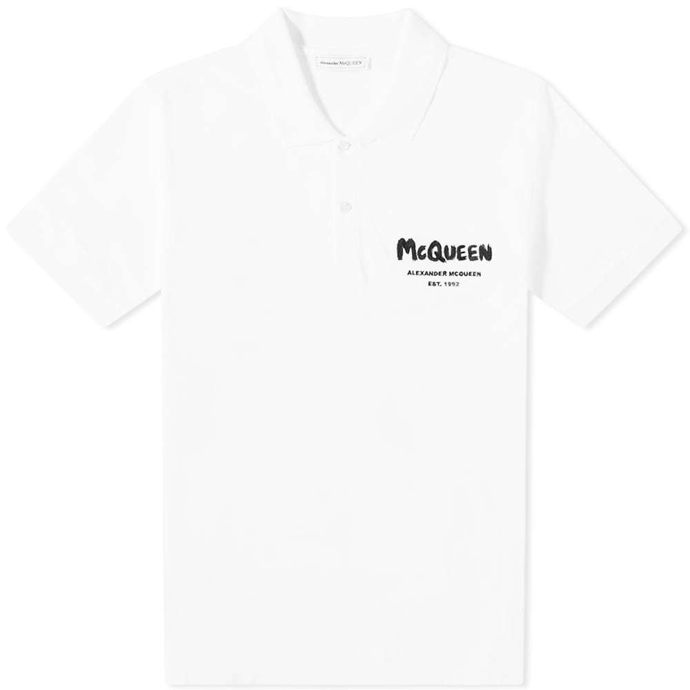 Alexander McQueen Embroidered Graffiti Polo Alexander McQueen
