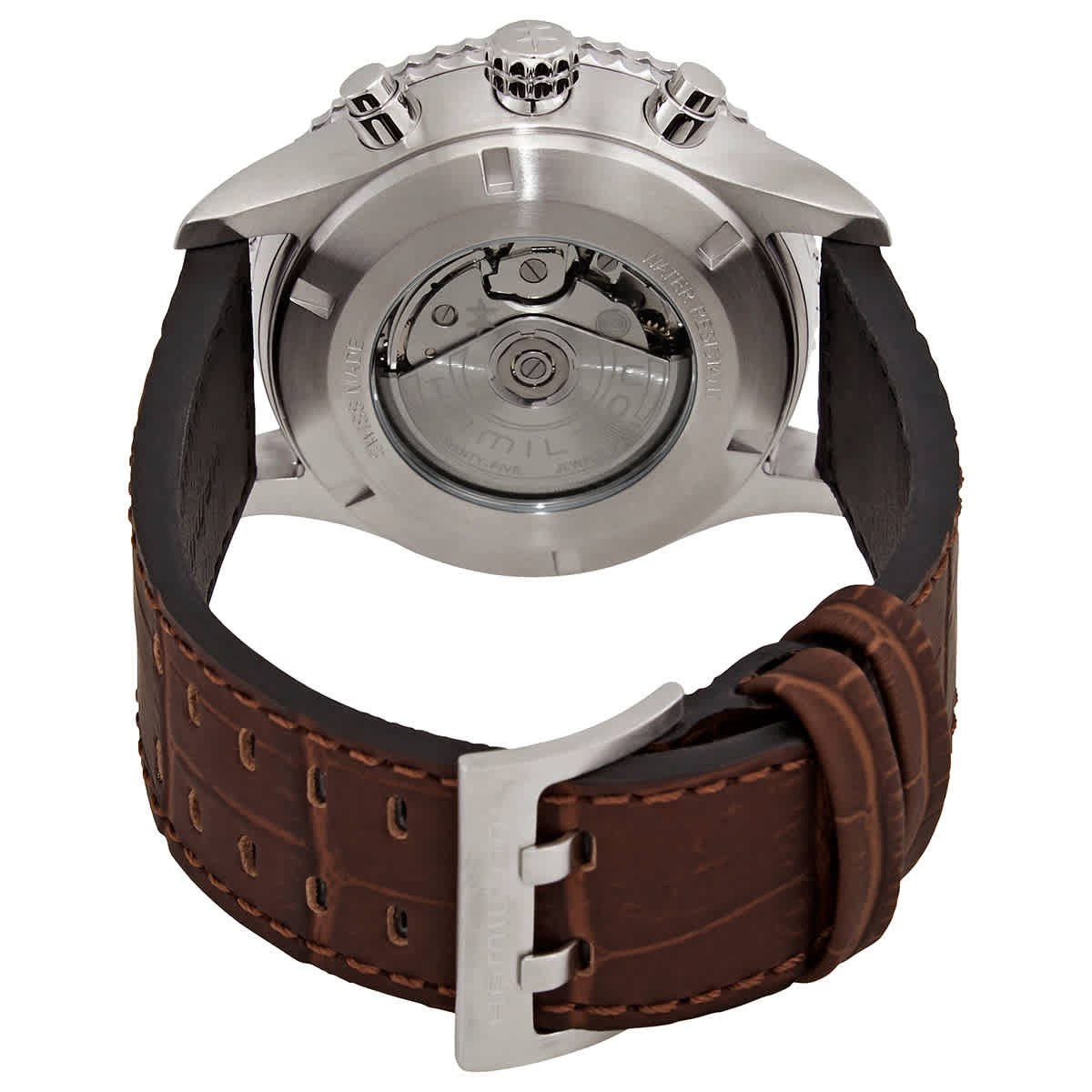 Hamilton Aviation Chronograph Automatic Black Dial Mens Watch H76726530 ...