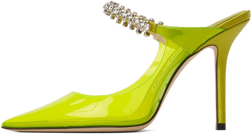 Jimmy Choo Yellow PVC Bing 100 Heels Jimmy Choo