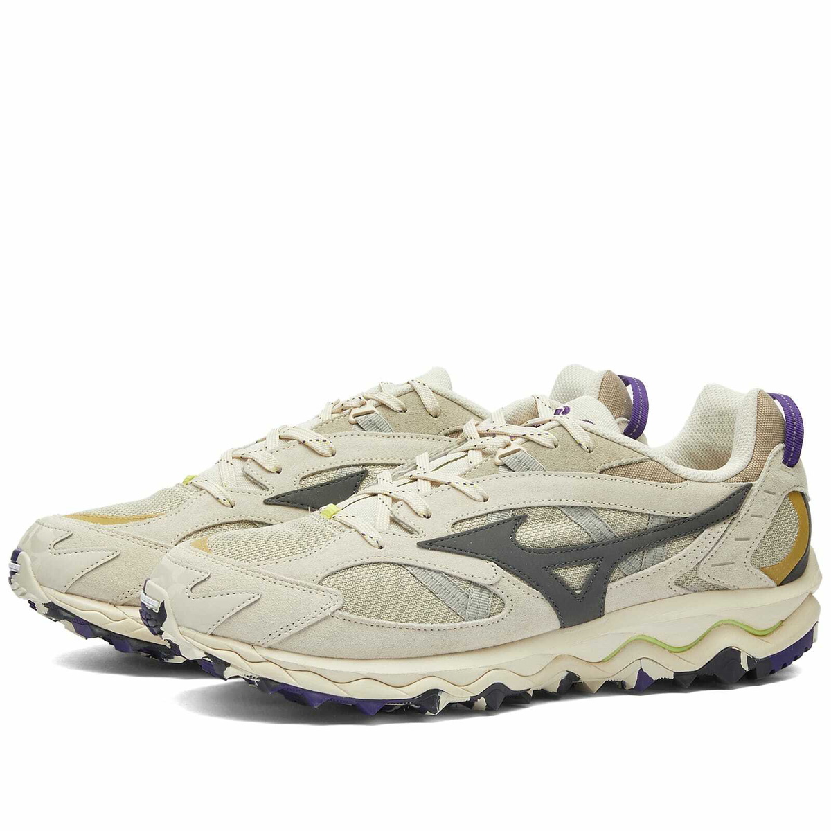 Mizuno Men's Wave Mujin TL 'Future Gardens' Sneakers in Summer Sand ...