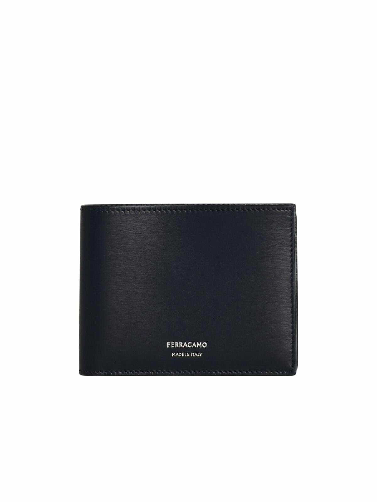 Ferragamo florence Blue Leather Wallet Salvatore Ferragamo