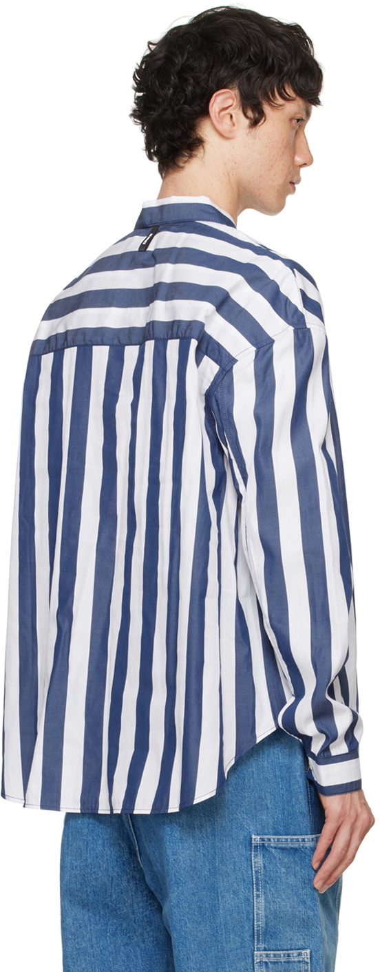 SUNNEI Blue & White Over Shirt Sunnei