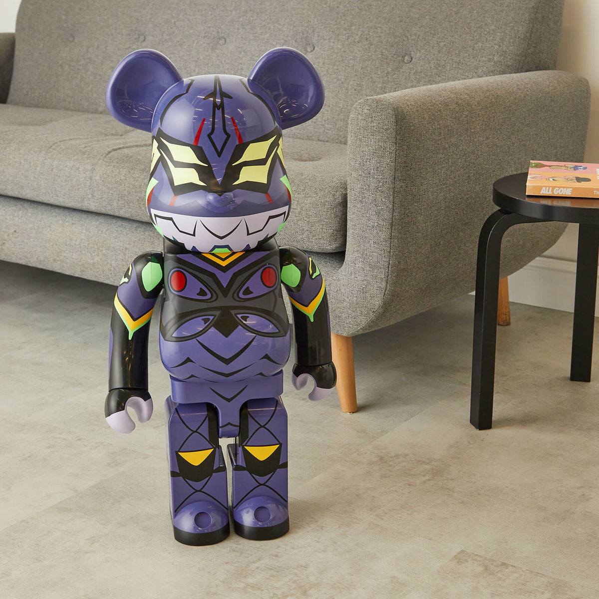Medicom Be@rbrick Evangelion Eva 13 New Paint Version in 1000%/Purple ...