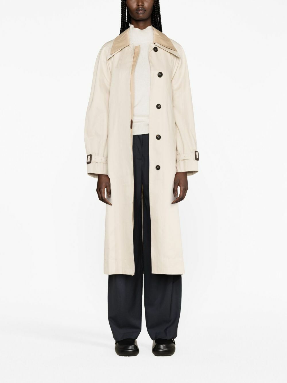 Low Classic Neutral New Armhole Trench Coat Low Classic