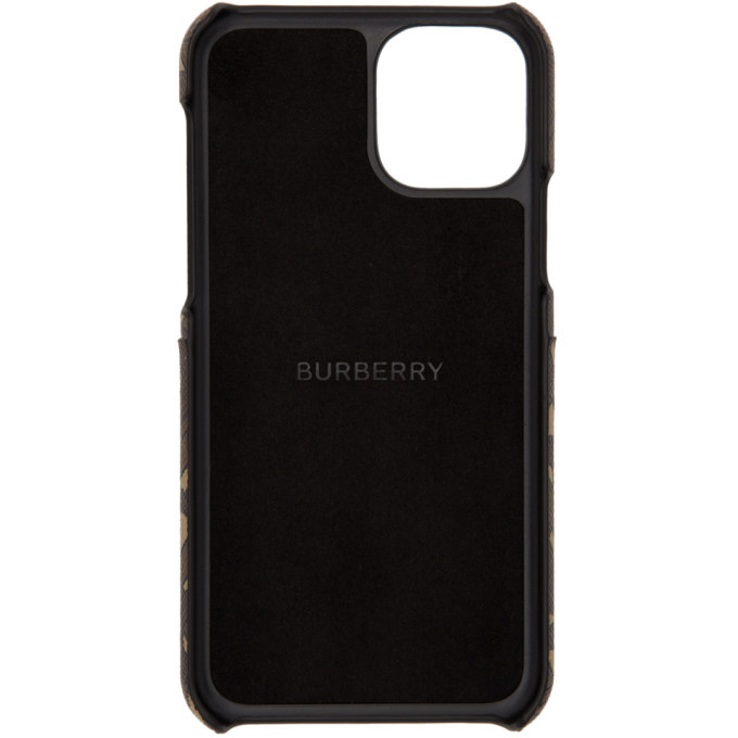 Burberry Brown Monogram Rufus iPhone 11 Case Burberry