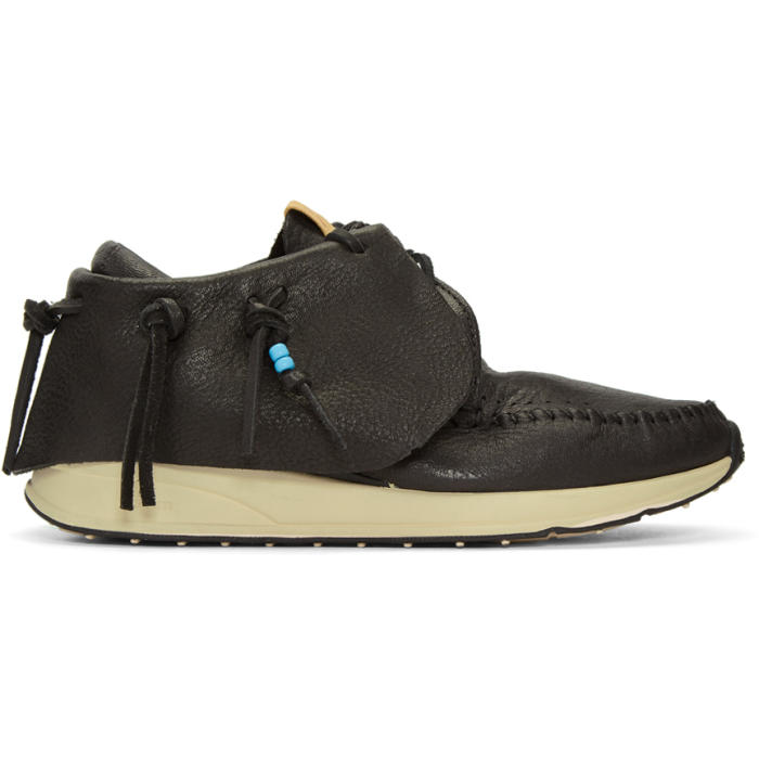 Visvim Black FBT Moccasins Visvim