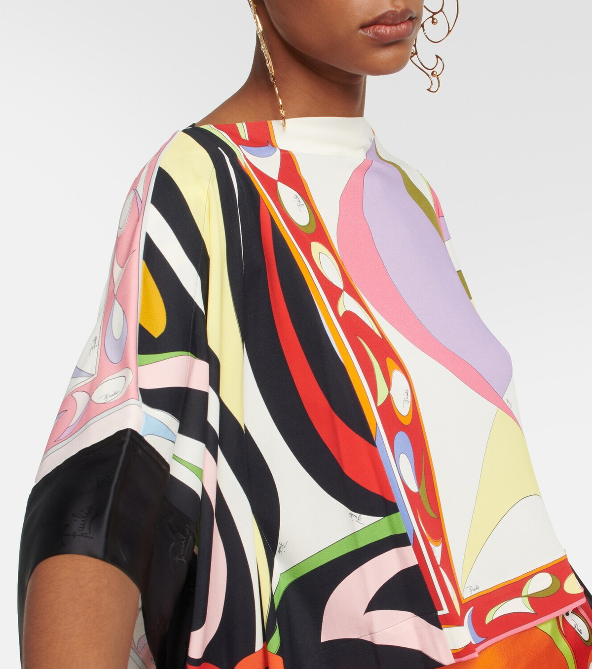 Pucci - Printed jersey blouse Emilio Pucci