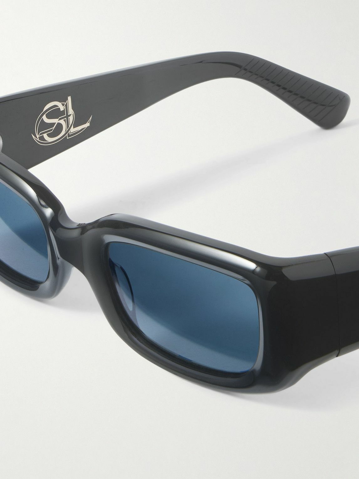 SECOND / LAYER - The Rev Rectangular-Frame Acetate Sunglasses Second/Layer