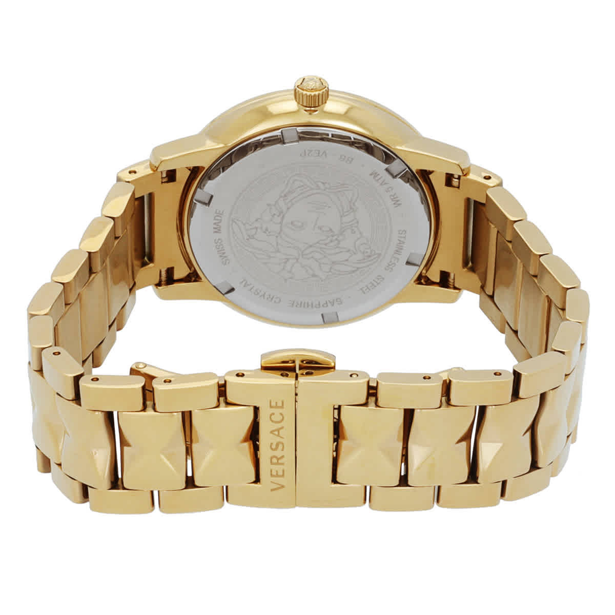 Versace V-Tribute Quartz Black Guilloche Dial Ladies Watch VE2P00622 ...