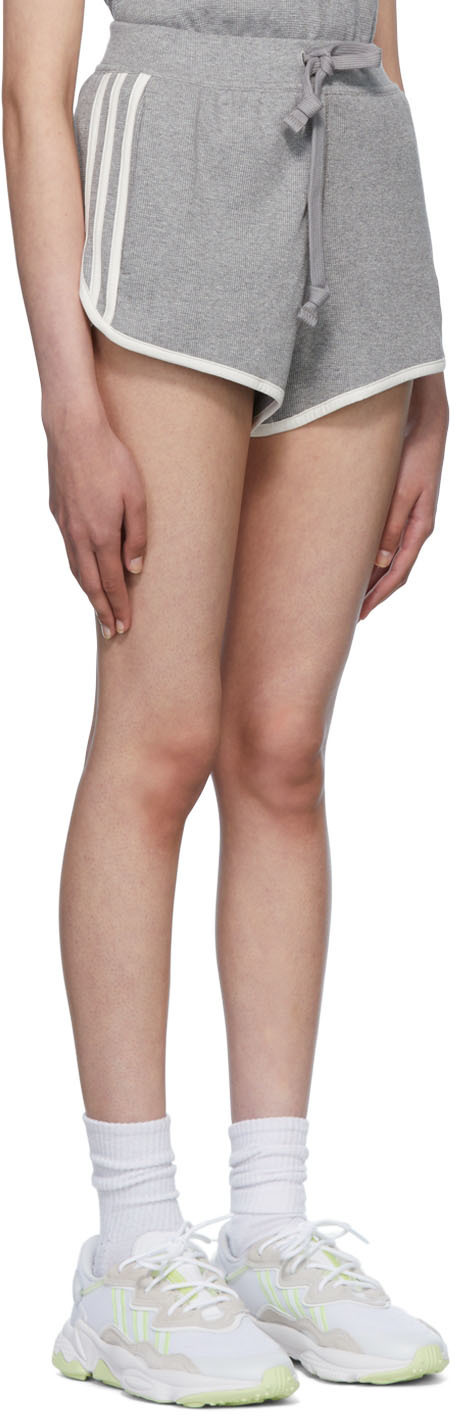 adidas Originals Gray Cotton Shorts adidas Originals