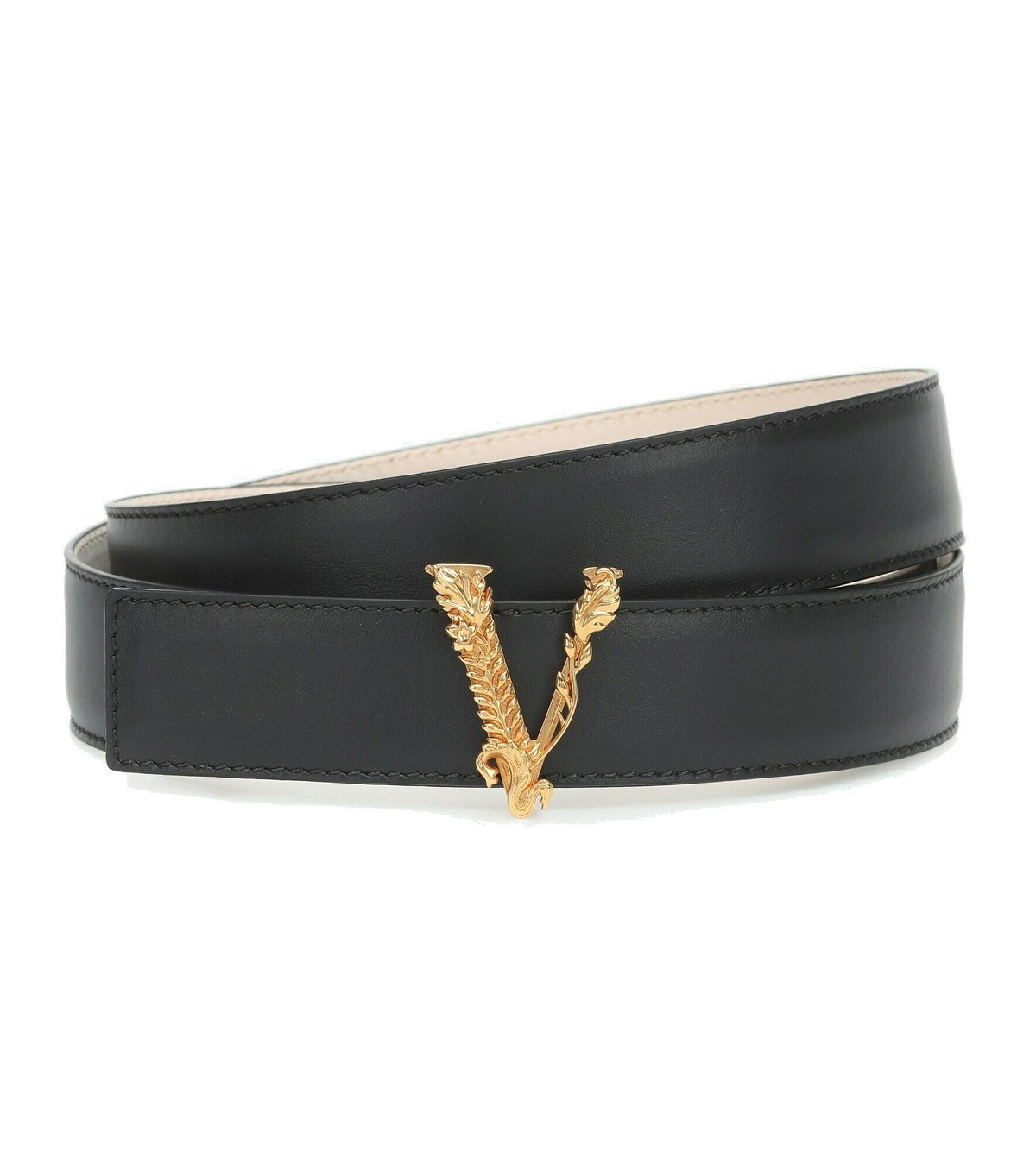 Versace - Virtus leather belt Versace