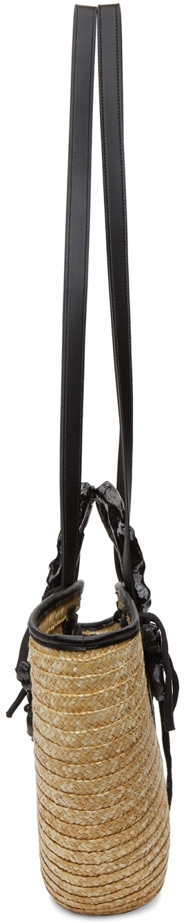 Ottolinger Beige & Black Henri Basket Tote Ottolinger