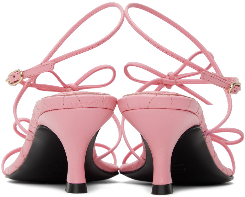 Abra Pink Knot Sandals ABRA