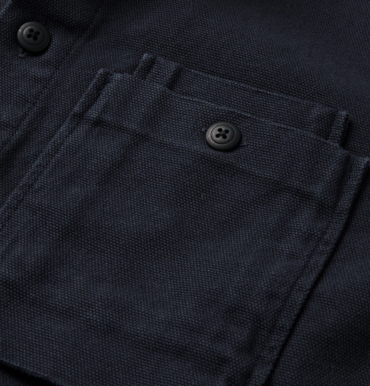 Folk - Cotton-Canvas Overshirt - Blue Folk