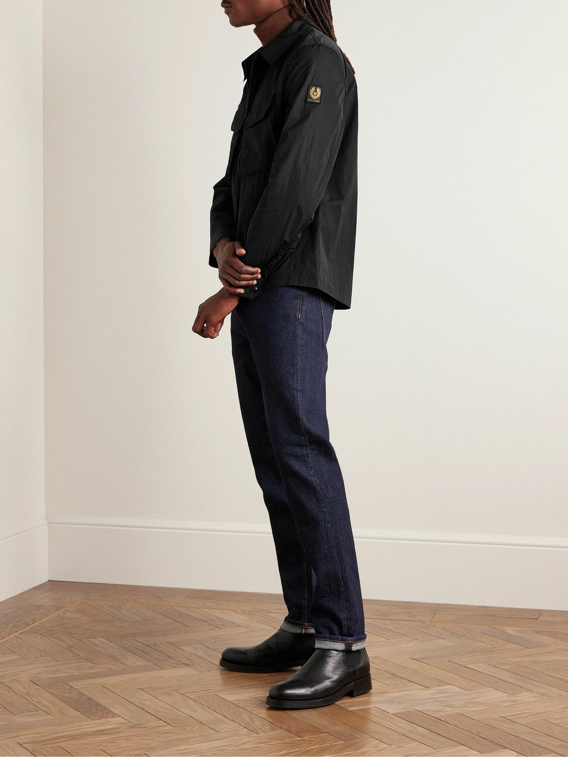 Belstaff - Staunton Logo-Appliquéd Shell Jacket - Black Belstaff