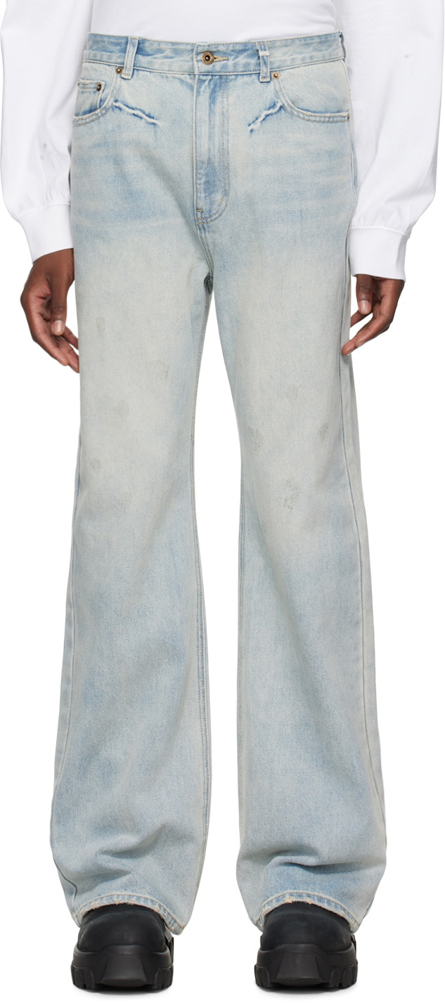 We11done Blue Bootcut Jeans We11done